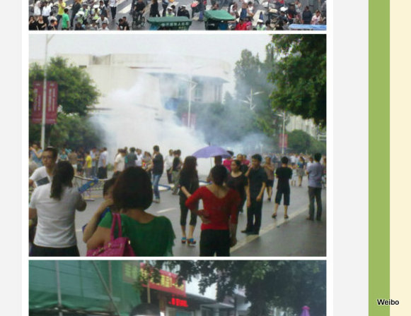 Usine polluante : affrontements à 什邡 Shifang ( (四川 Sichuan) – 2 juillet ...