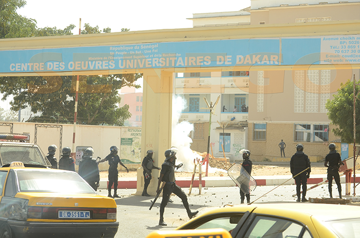 Université : affrontements à l’UCAD (Dakar) – 18 janvier 2018 ...